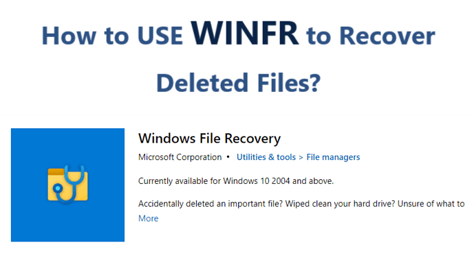 Step-by-Step Guide: How to Use Windows File Recovery Utility - WinfrGUI