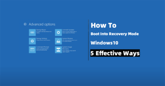 How to Boot Into Recovery Mode Windows 10 (5 Effective Ways)