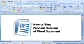 How to View Previous Versions of Word Document