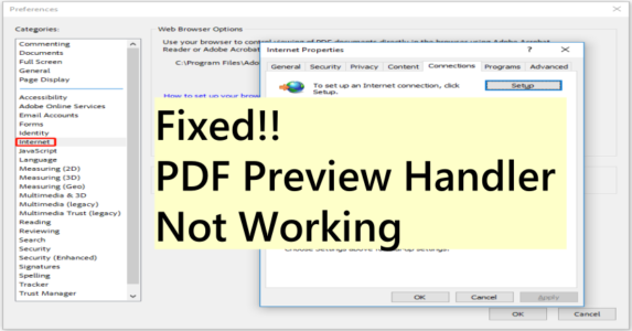 Fixed: PDF Preview Handler Not Working