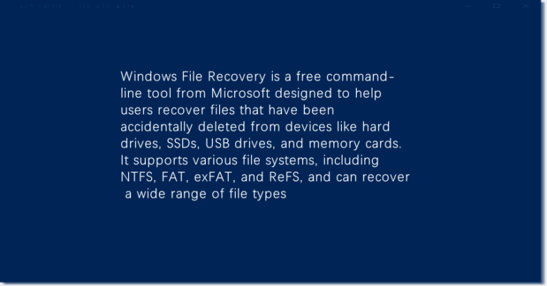 How to Use Windows File Recovery [2025 Update]