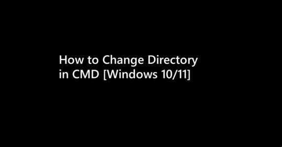 How to Change Directory in CMD [Windows 10/11] - WinfrGUI