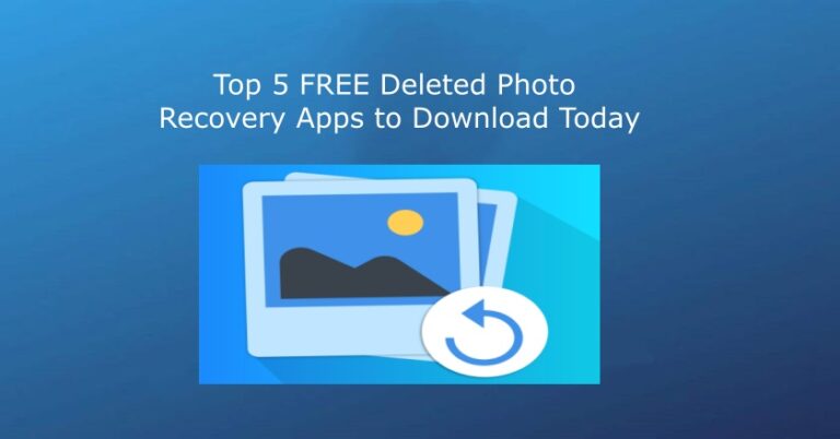 Top 5 FREE Delete Photo Recovery Apps Download Today
