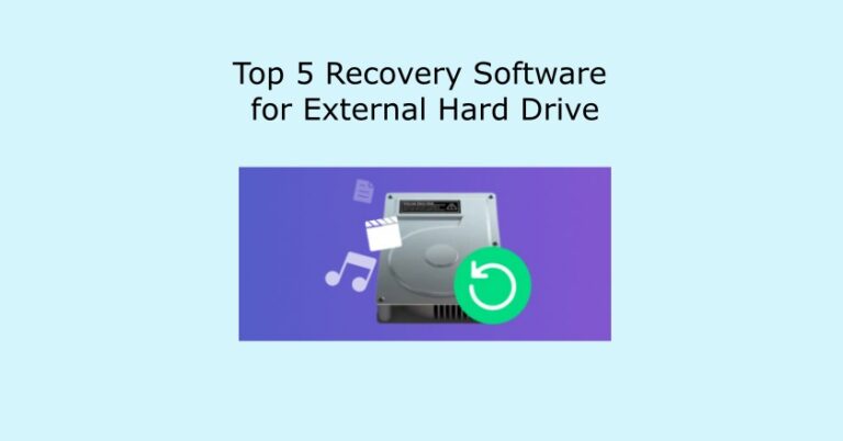 Top 5 Recovery Software for External Hard Drive